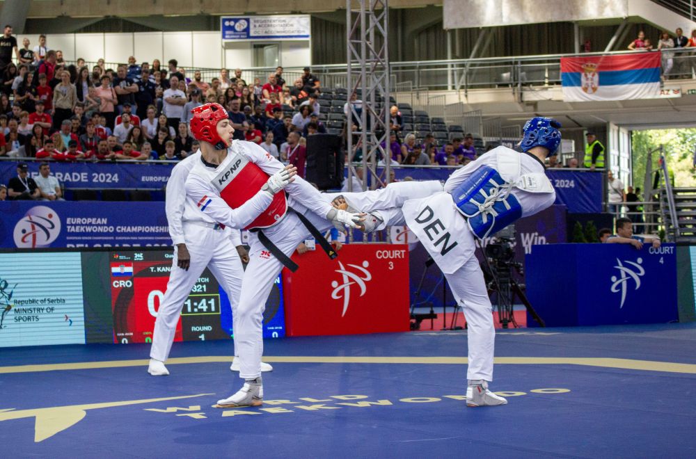 Hrvatska usred Beograda ima dvoje prvaka Europe u taekwondou ...