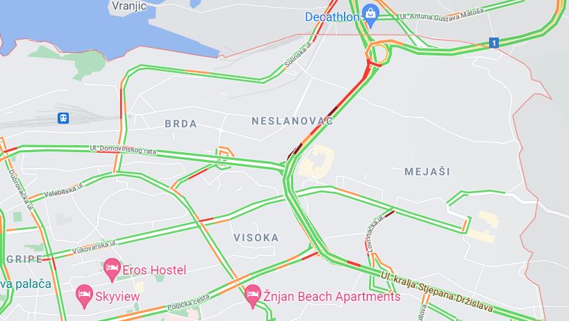 VIDEO: POJAČAN PROMET Gužve su na ulazu u Split | Dalmatinski portal