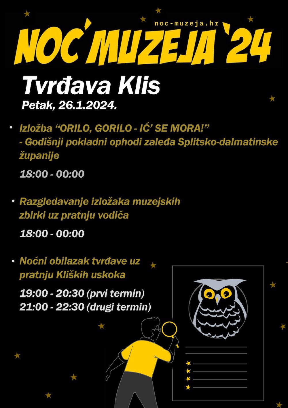 VEČER KOJA SE NE PROPUŠTA: Ovog petka na Kliškoj tvrđavi oživite ...