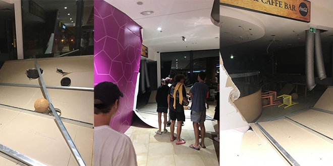 Nevera srušila pregradni zid u centru Mall of Split | Dalmatinski portal