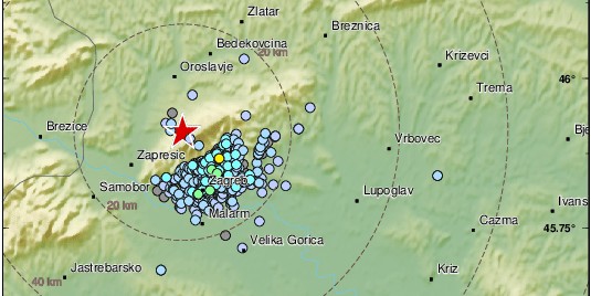 ZAGREB Ponovno potres | Dalmatinski portal