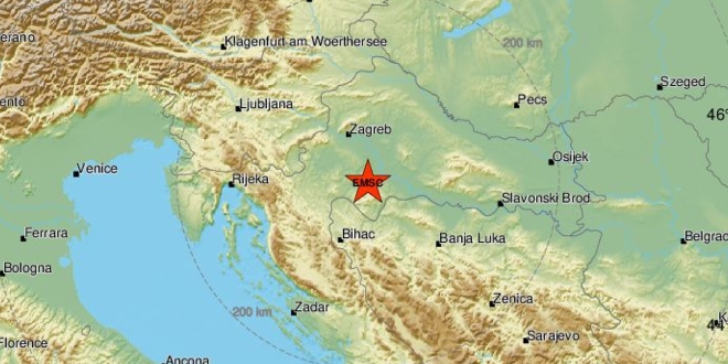 NOVI POTRES NA BANOVINI Magnituda mu je bila 2,9 | Dalmatinski portal