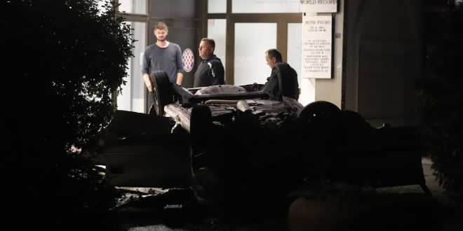 TKO JE VOZIO? U Astri koja je pala s visine od 11 metara pred Hajdukov ...