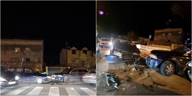 NESREĆA U KAŠTELIMA Sudarila se dva automobila | Dalmatinski portal