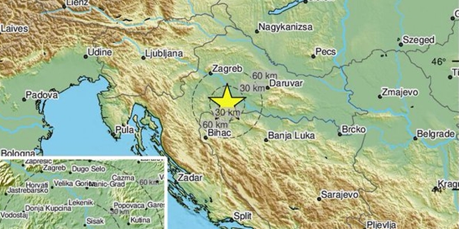 BANIJA SE OPET TRESE Snažan potres u blizini Siska | Dalmatinski portal