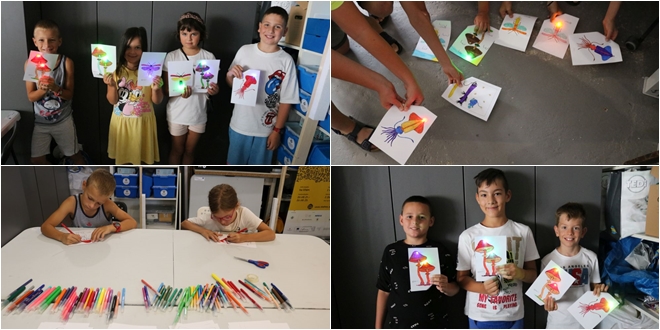 FOTOGALERIJA: STEM ljeto u CMD nastavljeno bioluminiscentnim crtežima | Dalmatinski portal