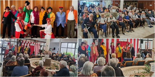 CRVENI NOSOVI Cirkus varijete održan u domu na Zenti | Dalmatinski portal