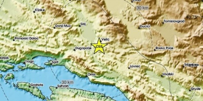 Jutros blag potres u Dalmaciji: 'Glasna tutnjava pet sekundi' | Dalmatinski portal