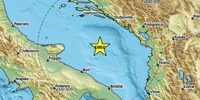 Potres jačine 4,8 u Jadranskom moru, osjetio se i u Dubrovniku | Dalmatinski portal