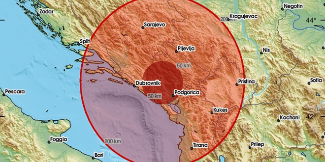 PONOVNO TRESE Crnogorski potres osjetio se u Hrvatskoj i BiH | Dalmatinski portal