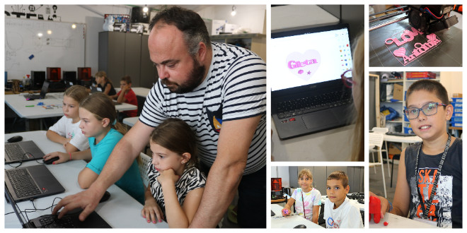 Polaznici ovotjednih radionica STEM ljeta u ZTK izrađivali 3D modele | Dalmatinski portal